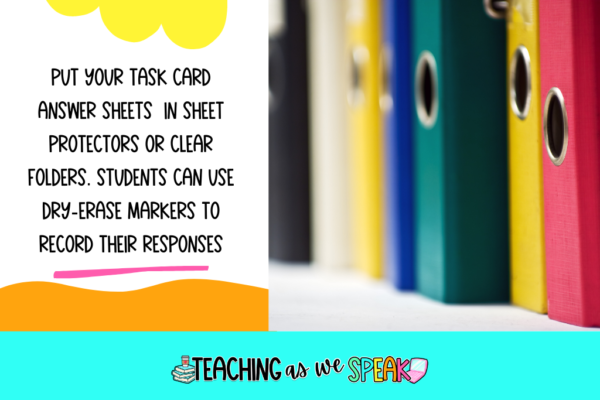 4 Task Card Answer Sheet Tips and Tricks for Your Elementary Classroom